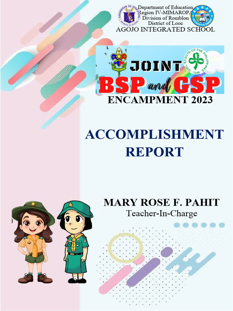 Narrative Report On GSP Encampment | PDF