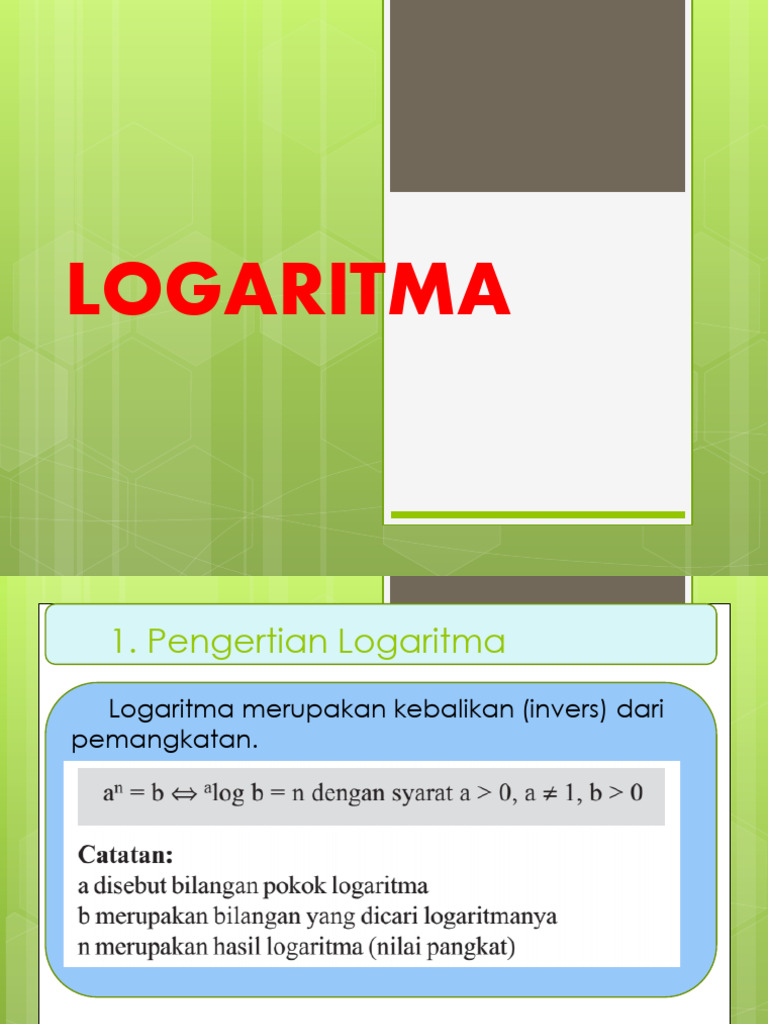 LOGARITMA | PDF