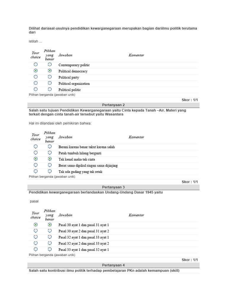 Kumpulan Soal KWN | PDF