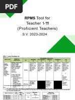 Annotations For RPMS-2023-2024 | PDF | Learning | Teachers