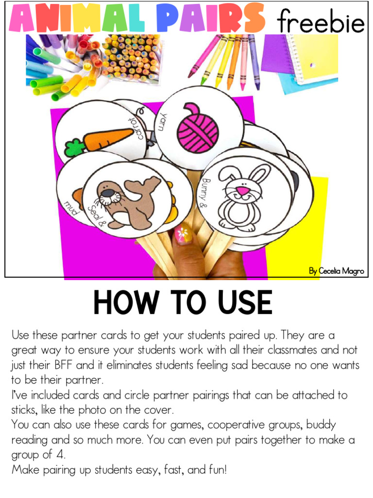 AnimalPartnerPairingCardsFree 1 | PDF