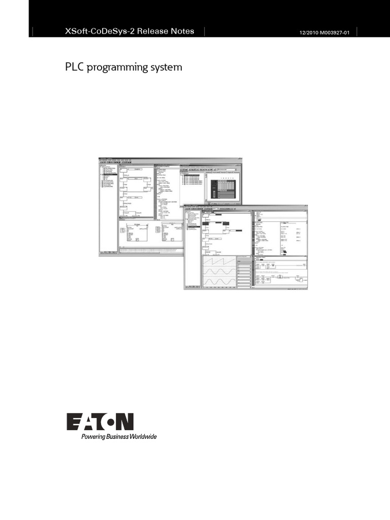 PLC Programming System: Xsoft-Codesys-2 Release Notes | PDF
