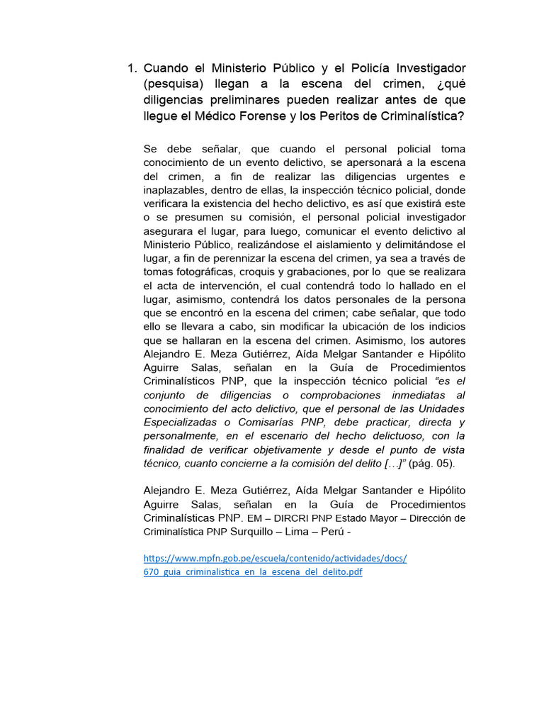 Escena Del Crimen PDF | PDF | Ciencia forense | Crímenes