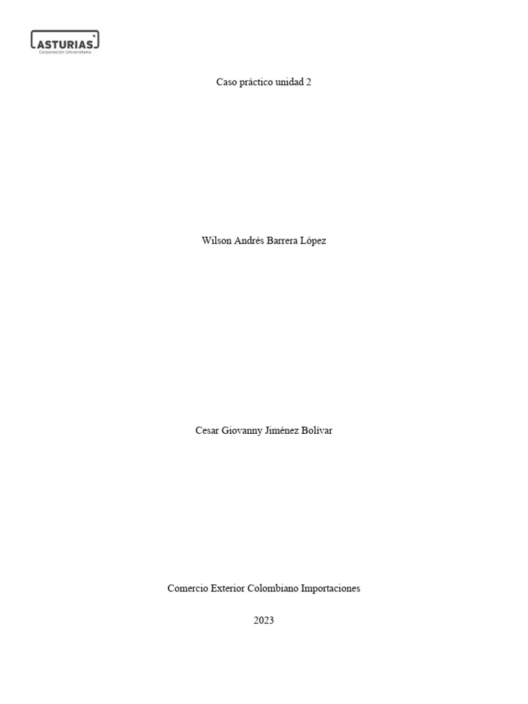 Solucion Caso Practico U2 | PDF