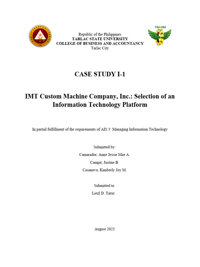 Case Study Final | PDF