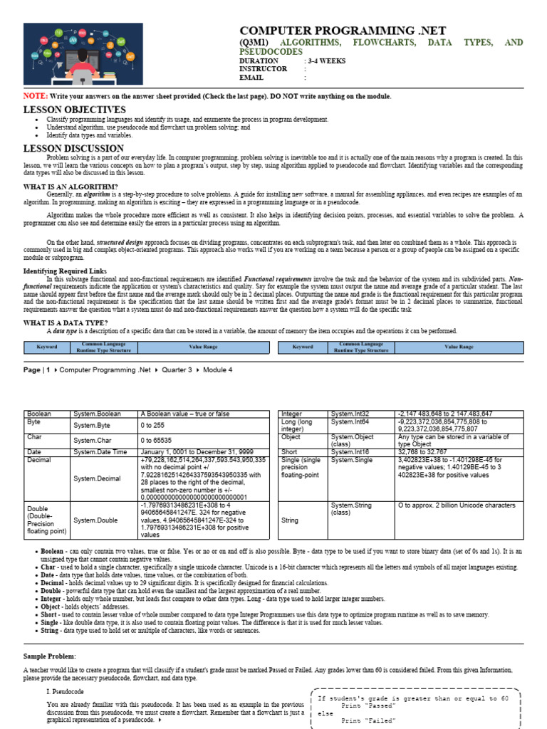 Comprog Module M6 Final Pdf 