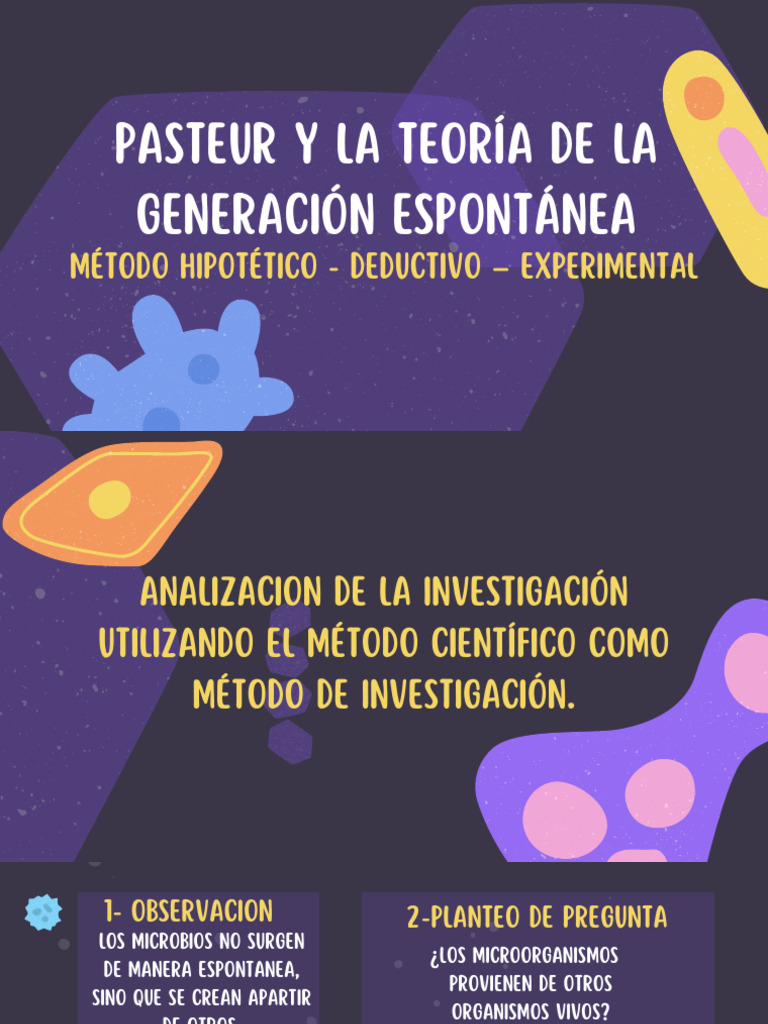 Teoria de La Generación Espontánea - Pasteur | PDF