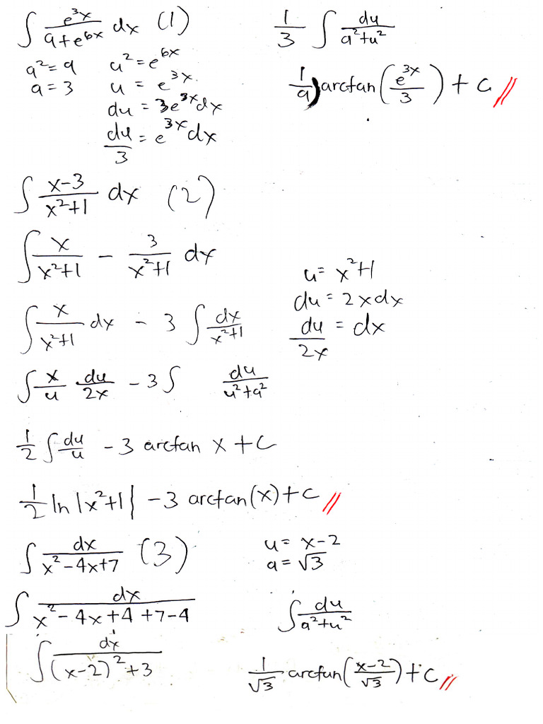 Cal02 - Inverse Trig Scratch | PDF