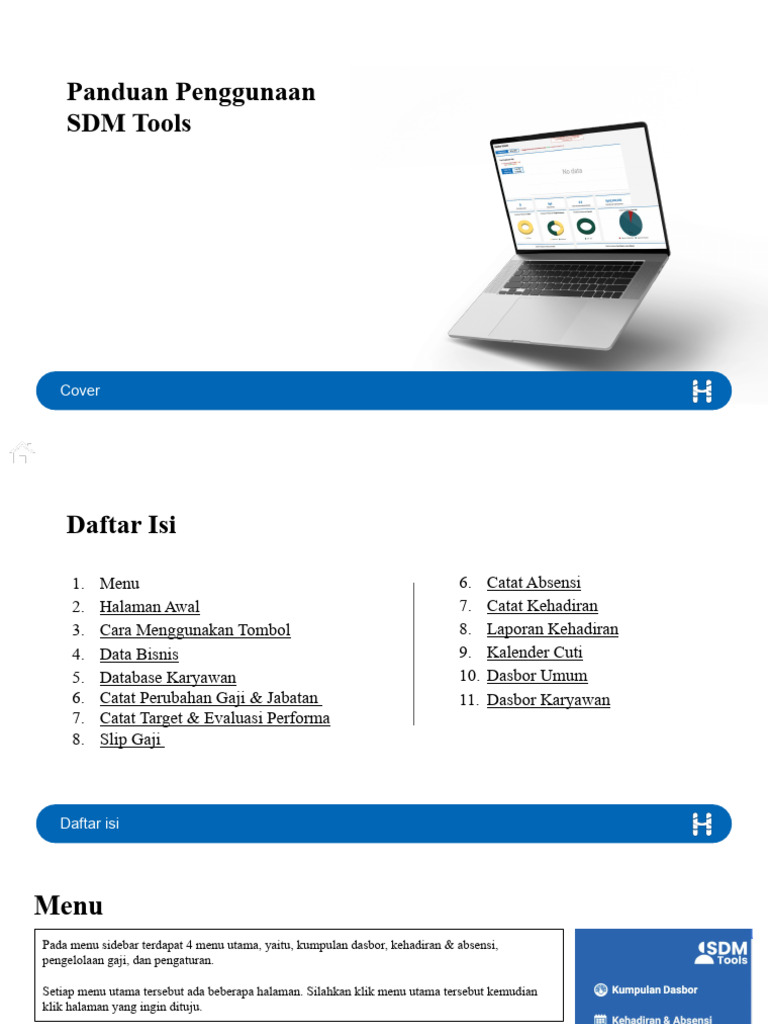Panduan SDM Tools | PDF