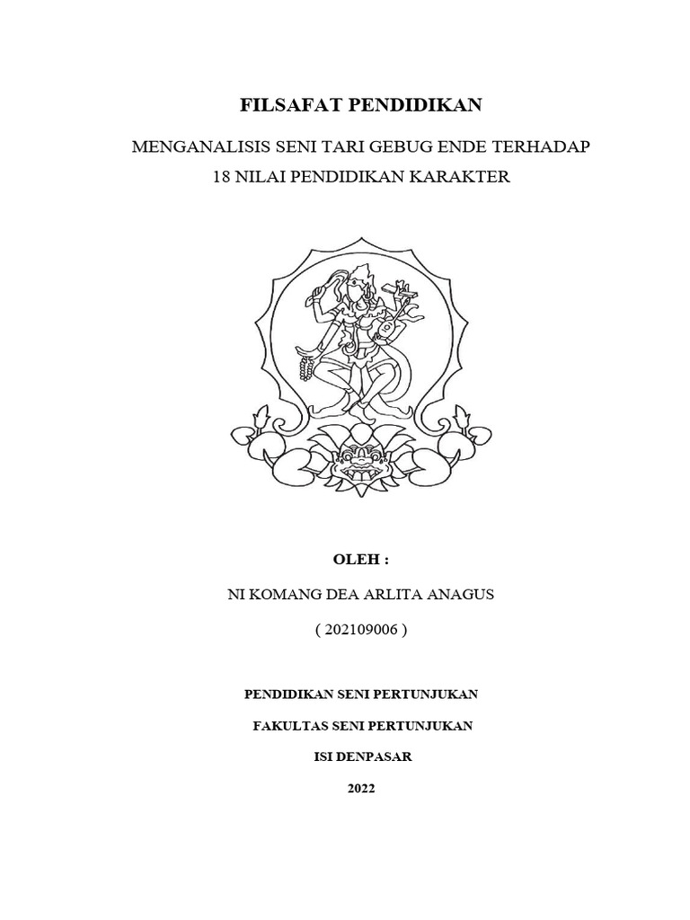 Analisis Gebug Ende dan Nilai Karakter | PDF