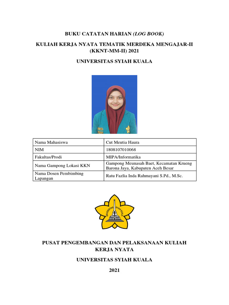 Logbook KKN Minggu1 | PDF