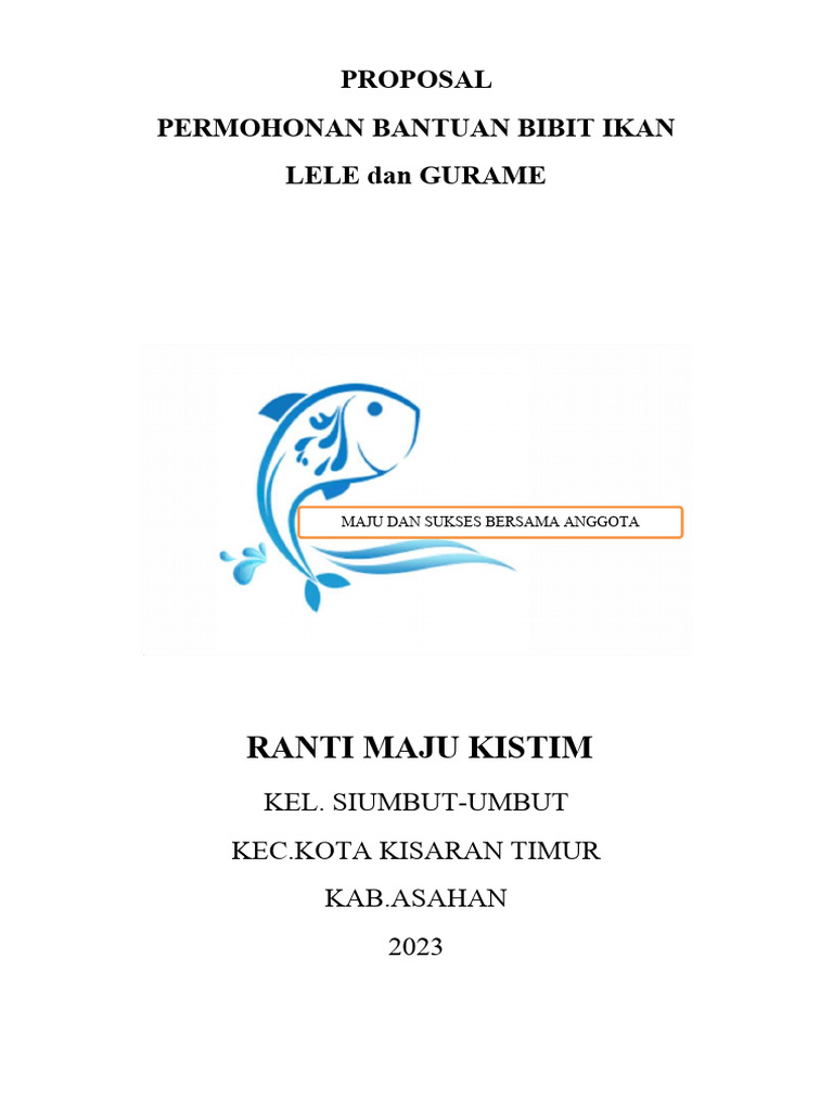 Proposal Ikan Lele | PDF
