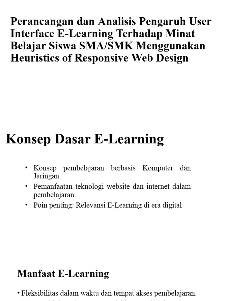 Penggunaan User Interface | PDF