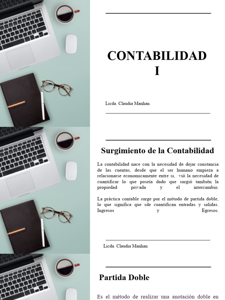 Contabilidad I-Clase 1 - 1741389355 | PDF | Finanzas y dinero ...