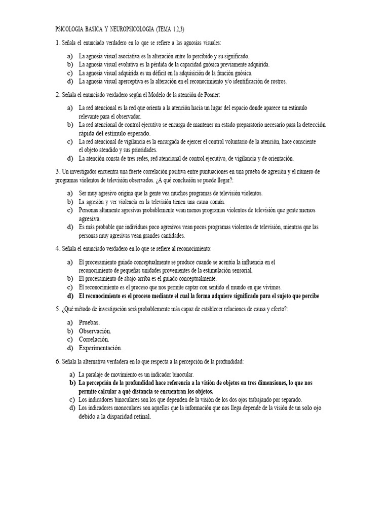 Prueba de Progreso (1,2,3) | PDF