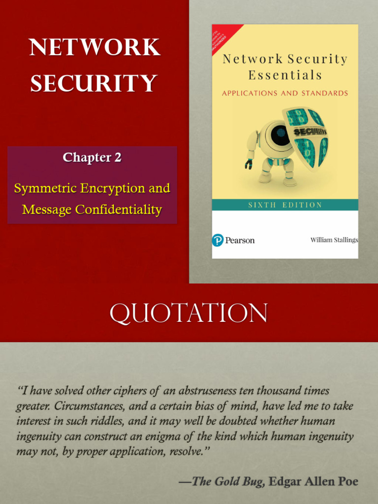 Ch02 NetSec6e | PDF