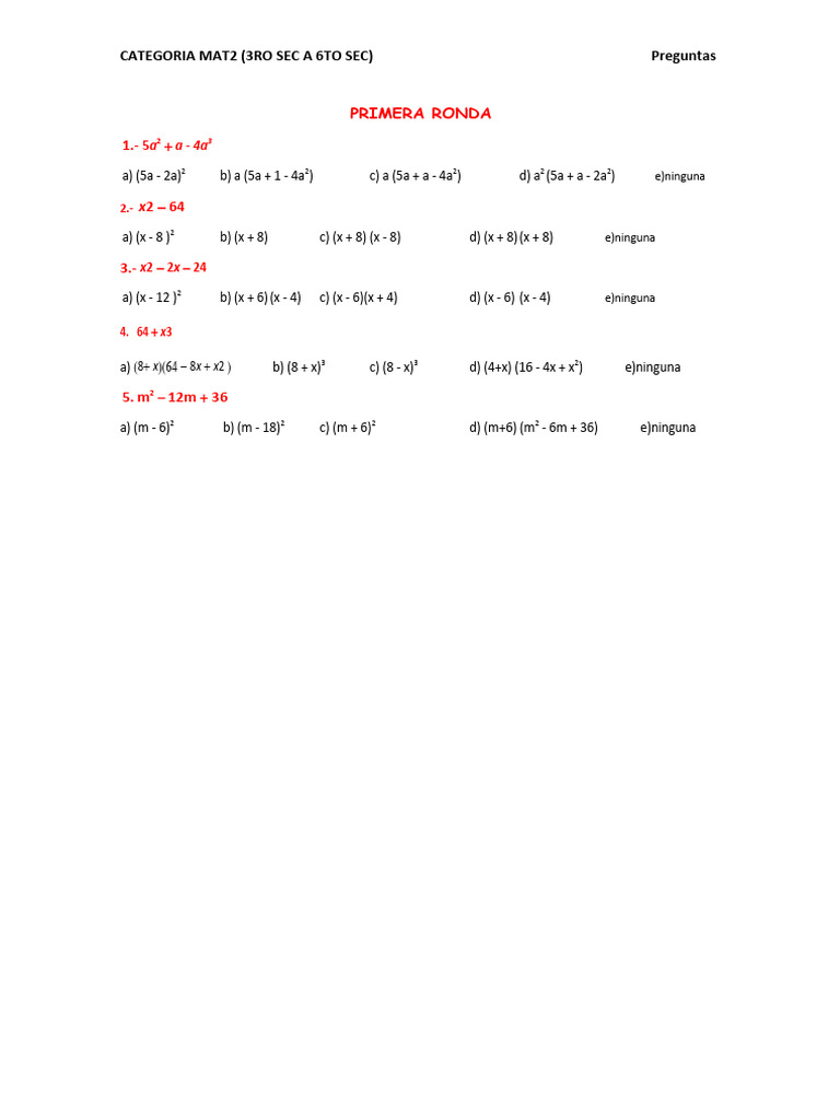 Mat 2 Preg y Resp | PDF