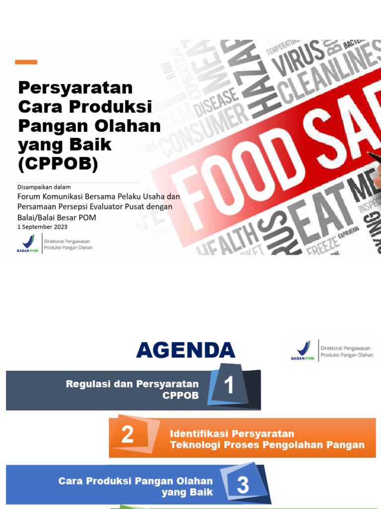 Sosialiasi Sertifikasi CPPOB | PDF