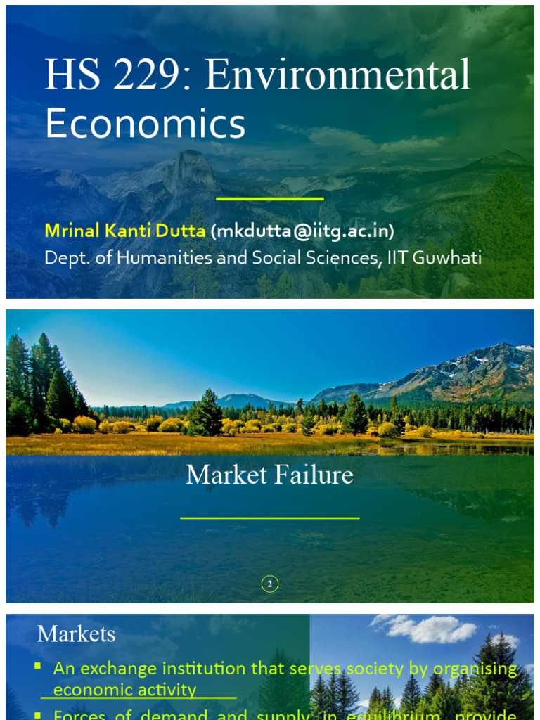 Lec 4 Market Failure New | PDF