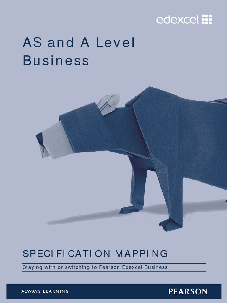 Specification Mapping 2015 | PDF | Business