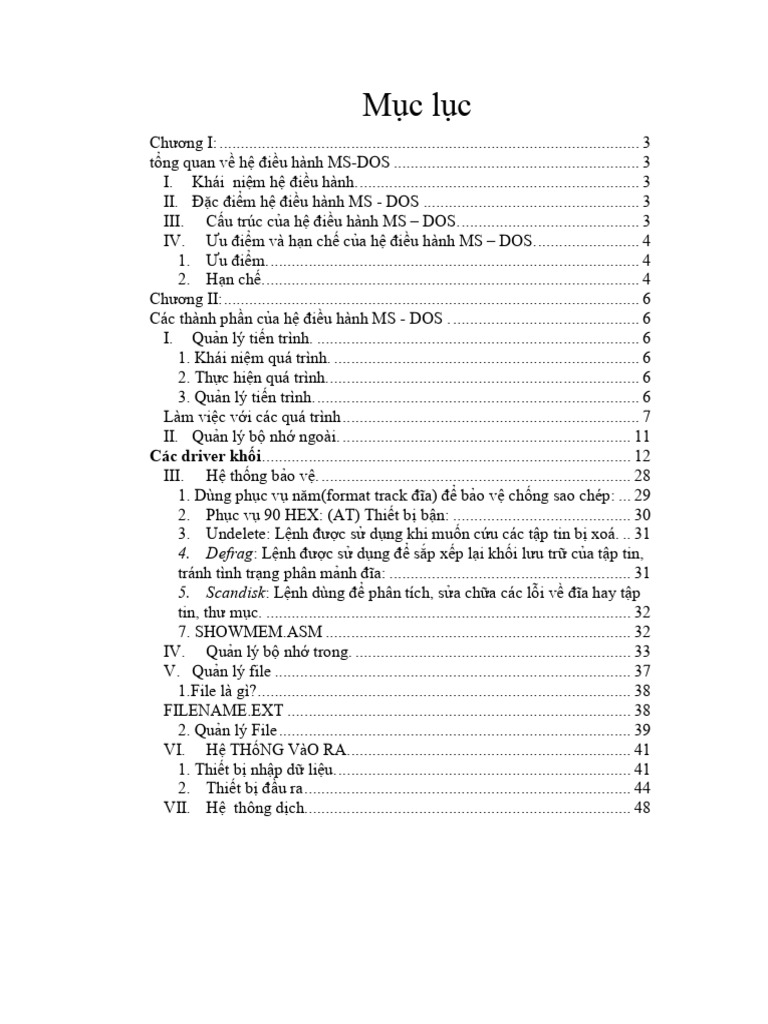 He Dieu Hanh Ms Dos972 | PDF