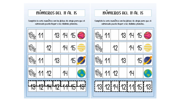 Numeros Del 1 Al 15 | PDF