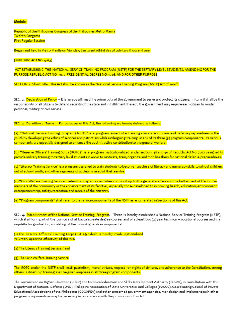 Module 1 and 2 | PDF