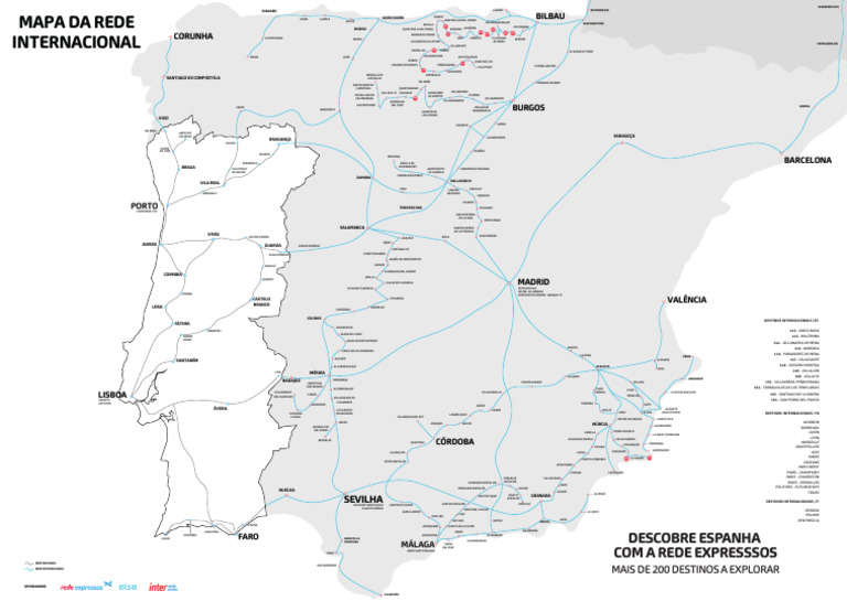 Mapa Rede Internacional PT | PDF