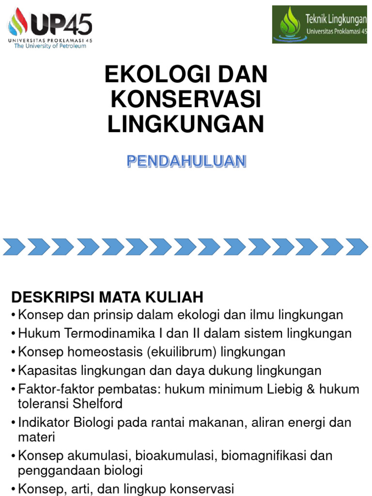 Ekologi-Konservasi Lingk 01-02 | PDF