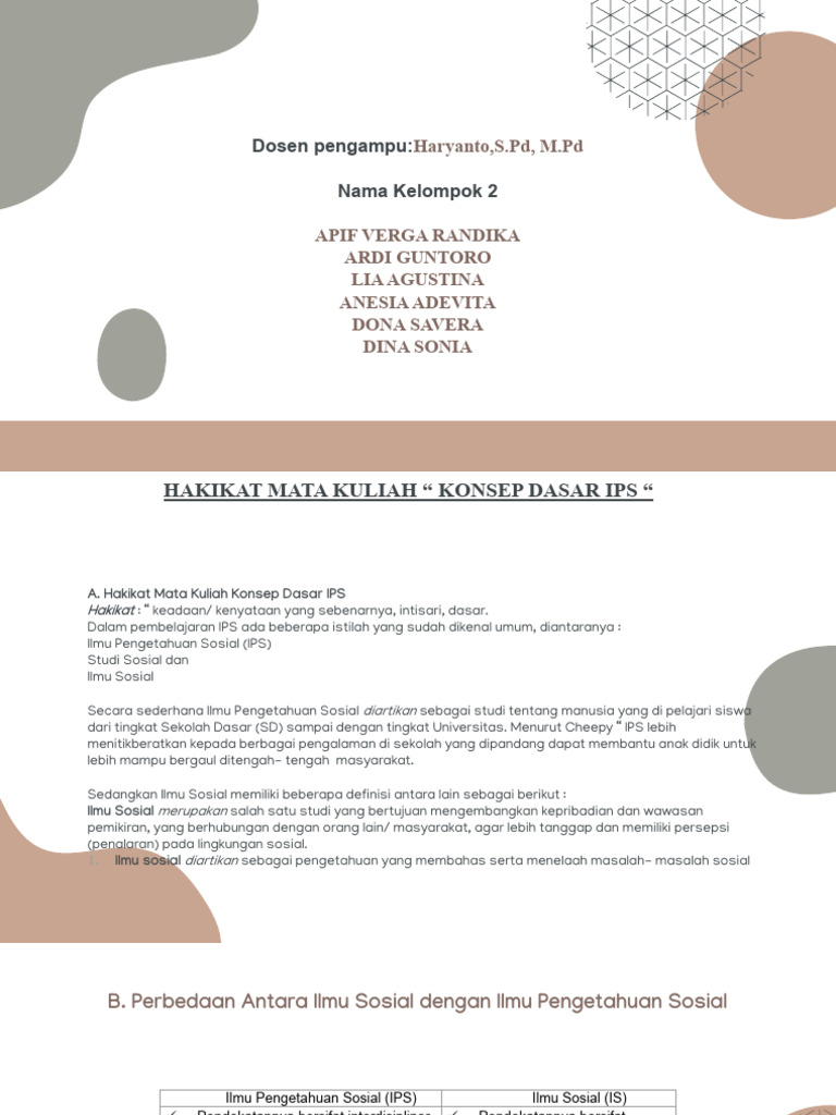 Kelompok 1 Ips - 2 | PDF
