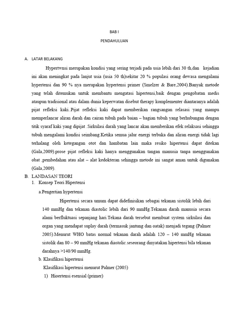 Terapi Komplementer Pijat Refleksi Kaki | PDF