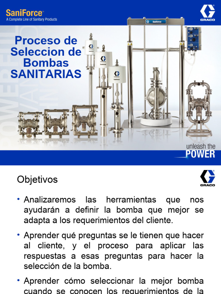 Proceso de Selección de Bombas SaniForce Rev 2019 A | PDF