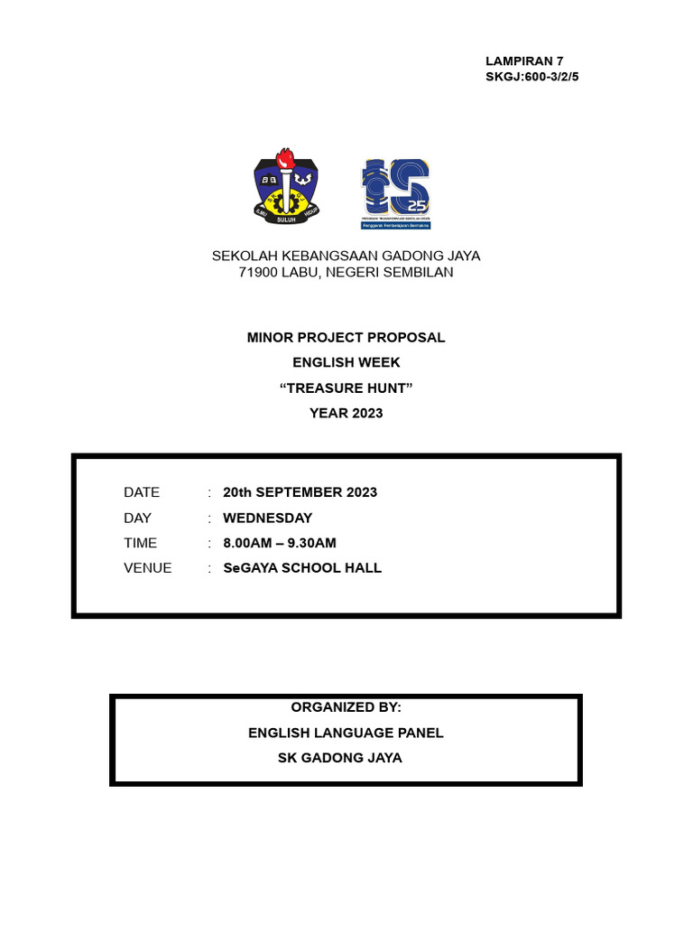 Edited Treasure Hunt Proposal | PDF | Cognition