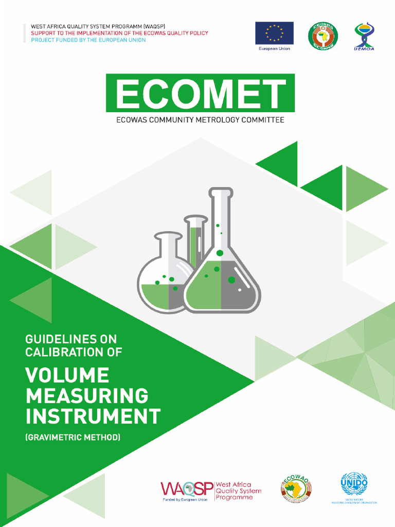 Guidelines On Calibration of Volume Measuring Instrument - Gravimetric ...