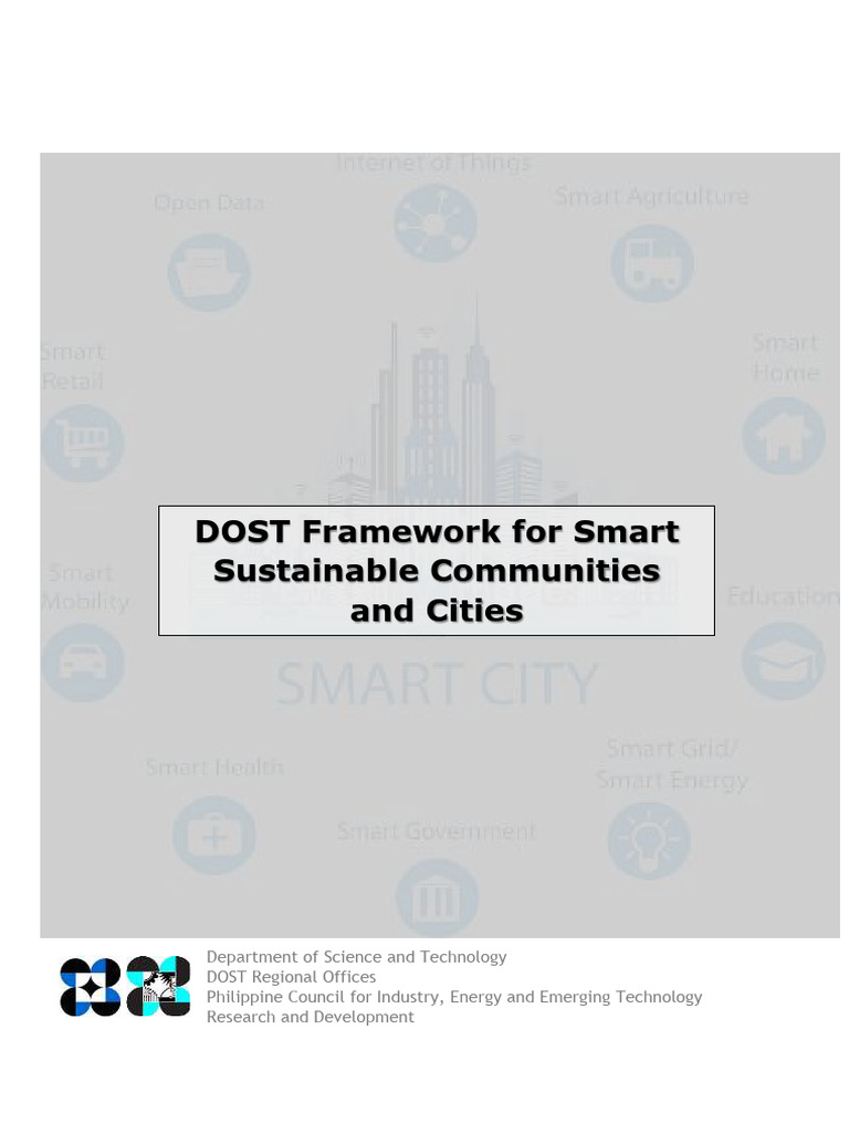 DOST Smart Sustainable Cities Framework | PDF | Business | Social Science