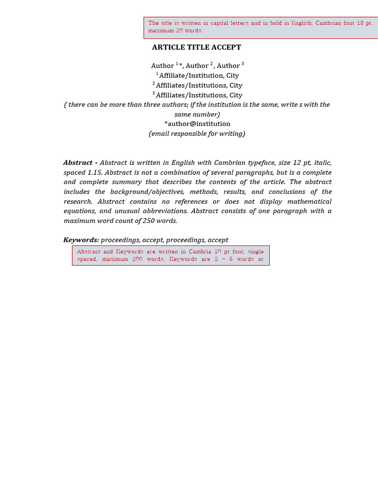 English Template Accept | PDF