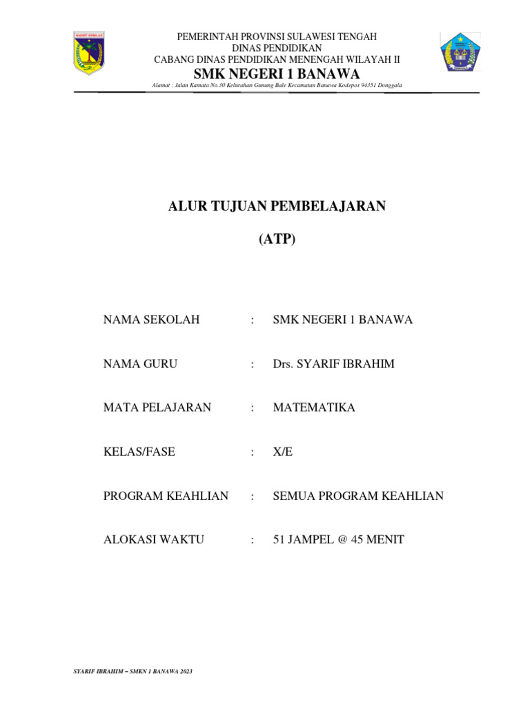 Contoh ATP | PDF