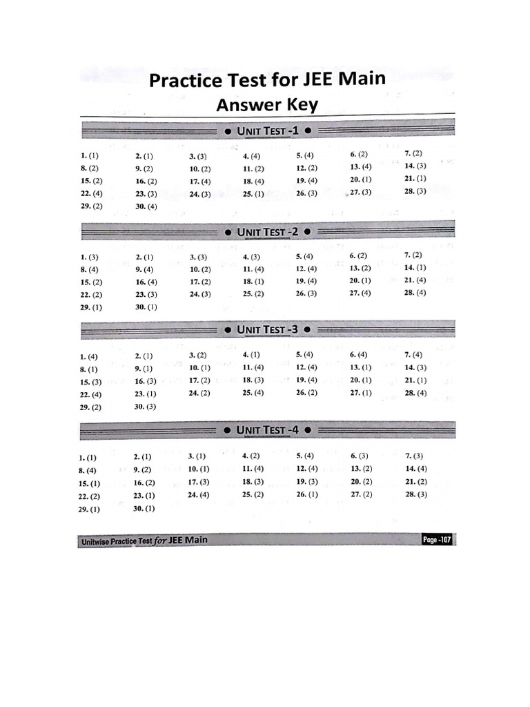 Combined Ans Key | PDF Combined Ans Key | PDF