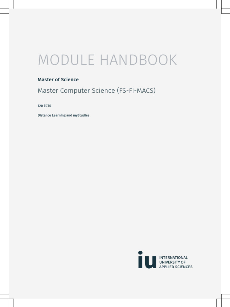 Ma Computer Science Fs Fi Macs en | PDF