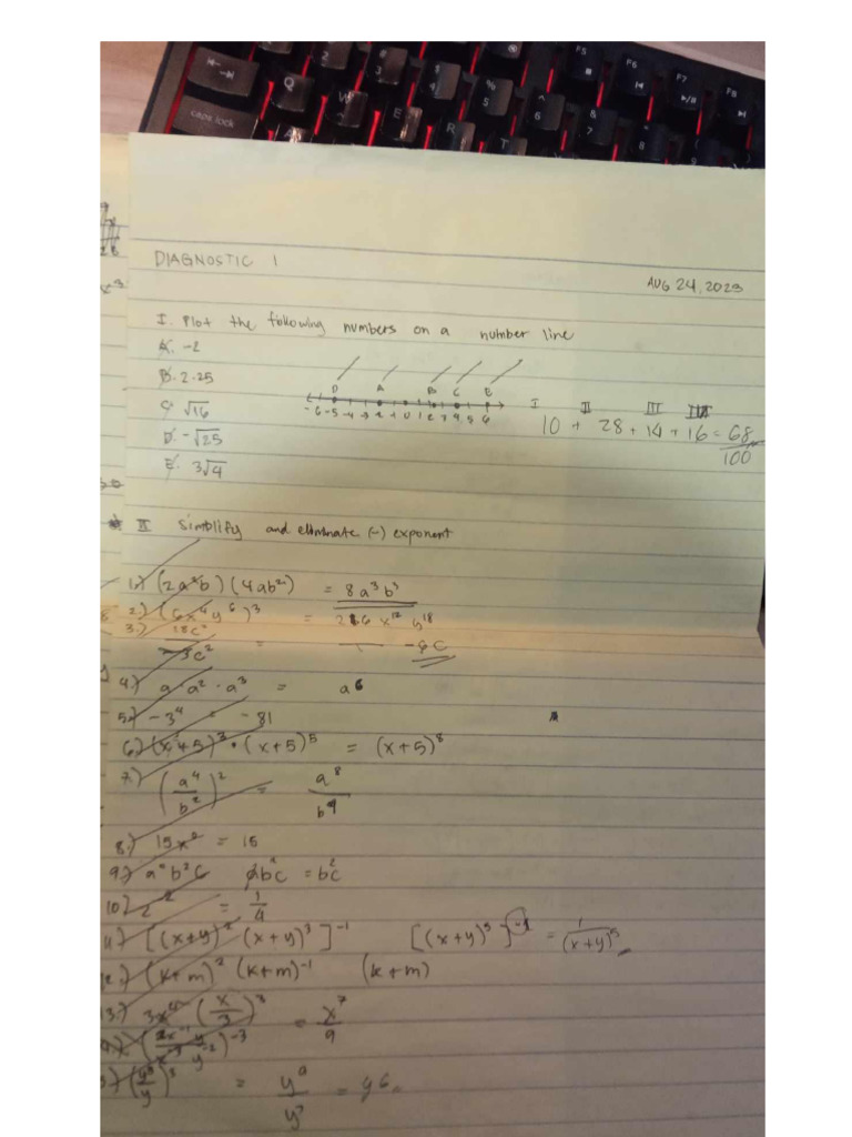 Diag Exam Calc Drafting | PDF