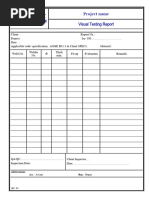 Weld Log Template | PDF