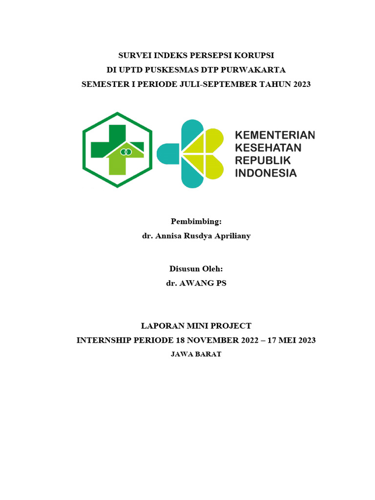 Laporan Survei IPK | PDF