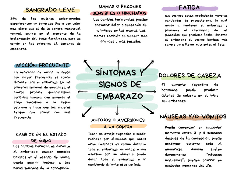 Síntomas y Signos de Embarazo | PDF