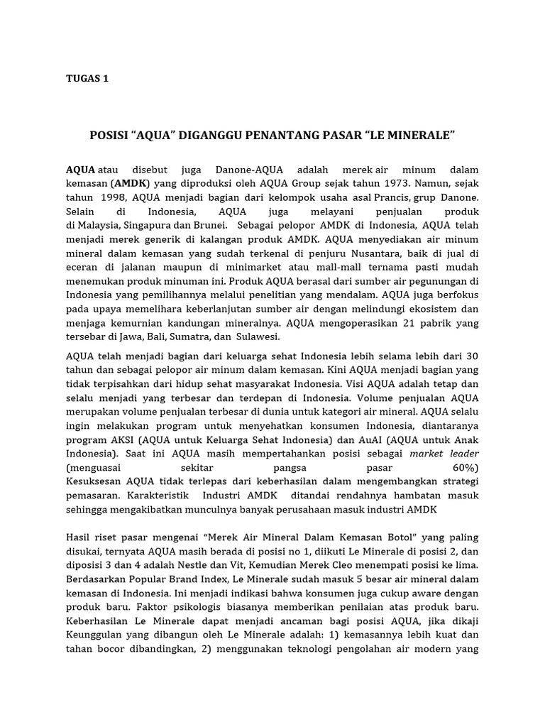 Tugas 1 Ekma 4475 | PDF