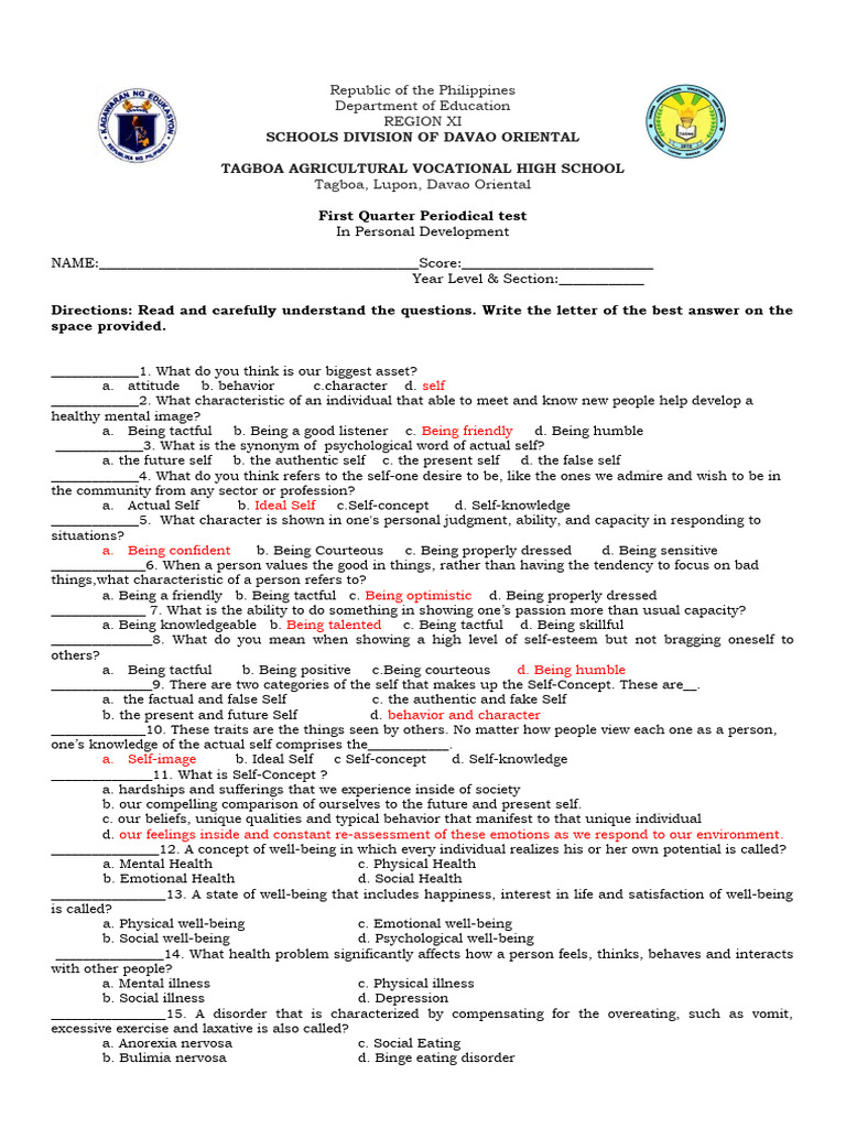 perDEV-TEST QUESTIONS | PDF