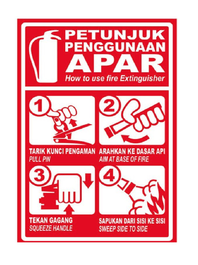 Petunjuk Penggunaan Apar | PDF