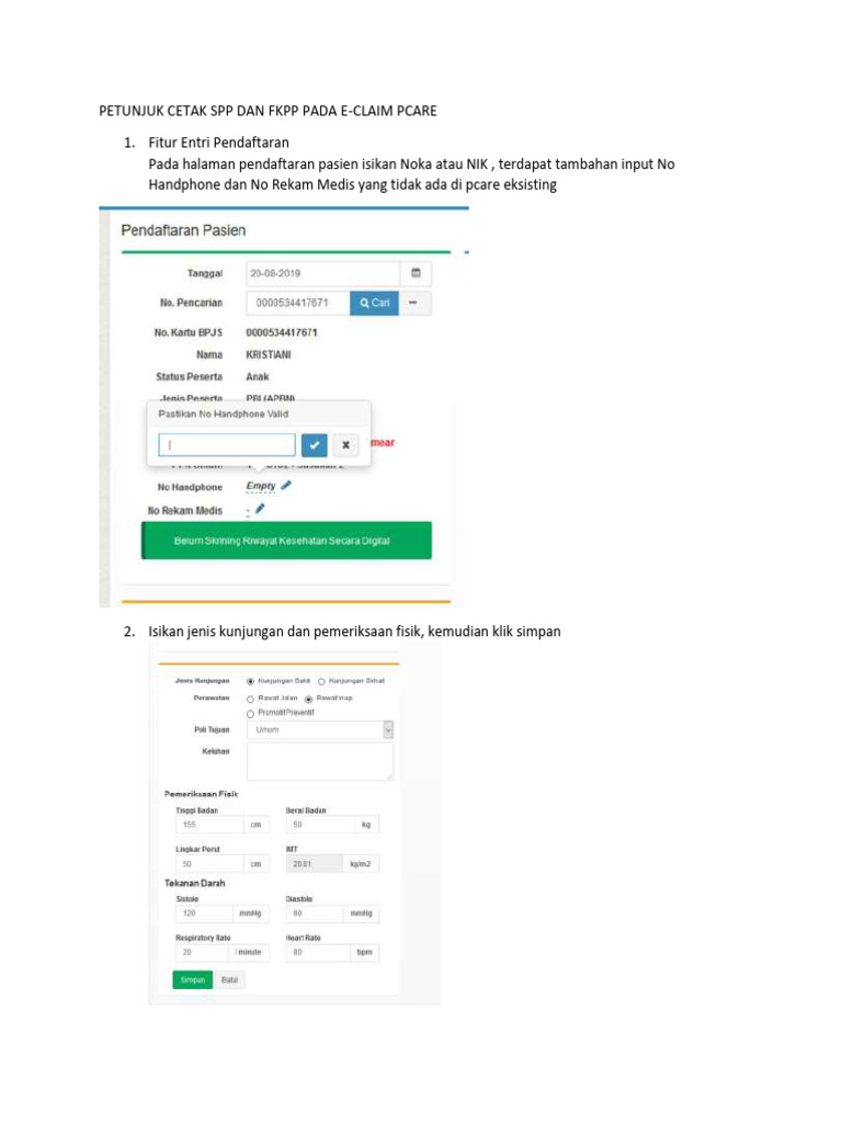 Petunjuk Entry Eclaim Primer | PDF