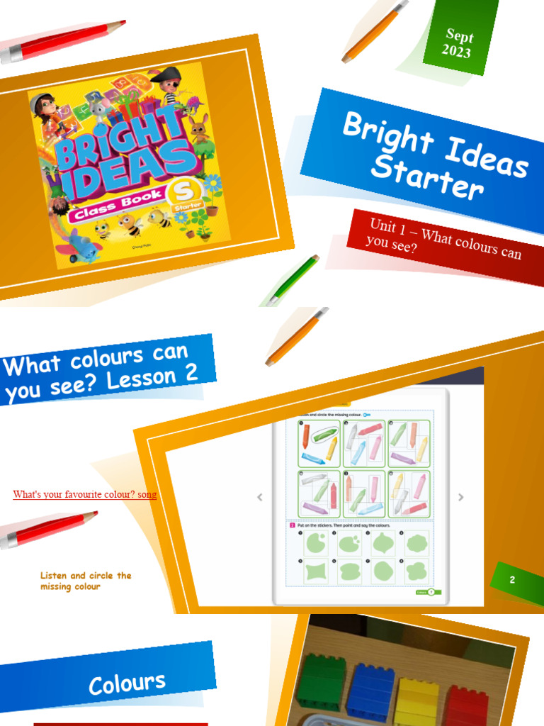 Bright Ideas Starter U1 Lesson 2 | PDF