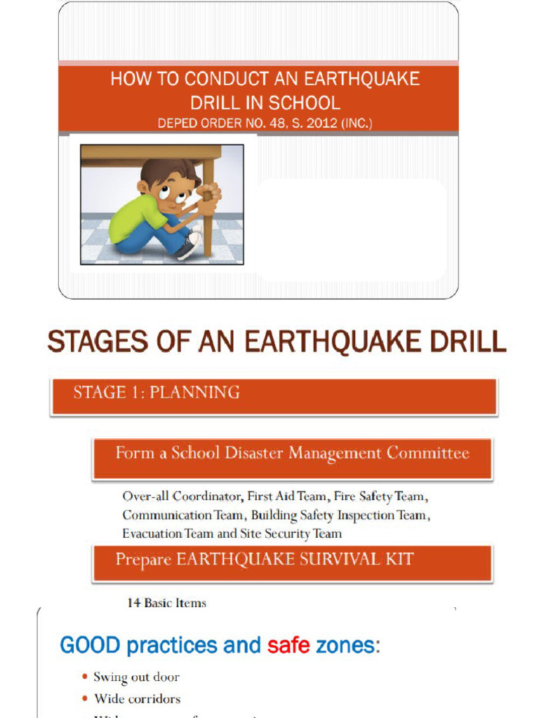 Earthquake Drill | PDF