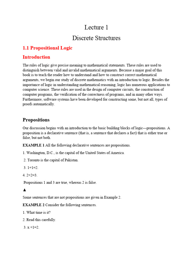 Lecture 1 Pdf
